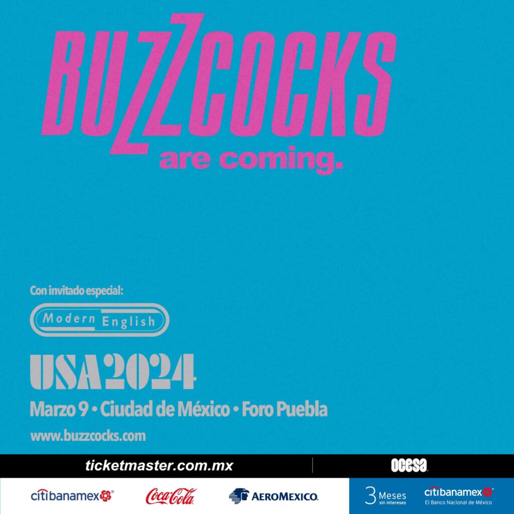 Conciertos en Mexico - Buzzcocks en Foro Puebla 2024